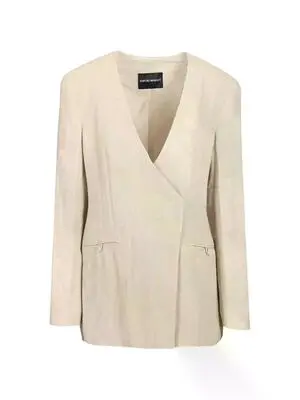 Emporio Armani V Neck Outerwear For Women