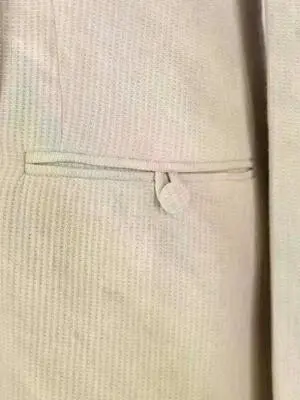 Emporio Armani Textured Double-breasted Blazer - Neutrals