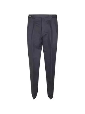 PT TORINO Pleated Turn-up Trousers