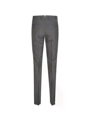 PT TORINO Pressed-crease Tailored Trousers - Grey