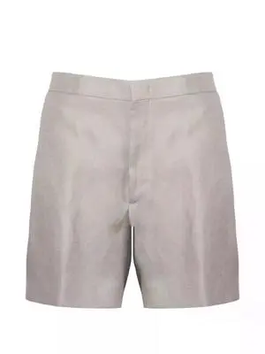 Tagliatore High-waisted Tailored Shorts - Neutrals