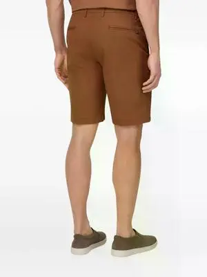 Boggi Milano Stretch-cotton Bermuda Shorts - Brown