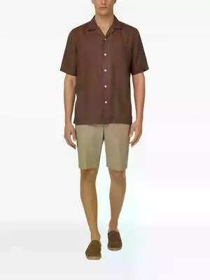 Boggi Milano Stretch-cotton Chino Shorts - Neutrals