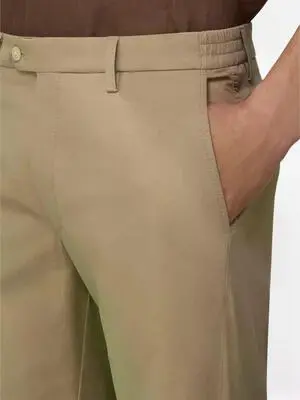 Boggi Milano Stretch-cotton Chino Shorts - Neutrals