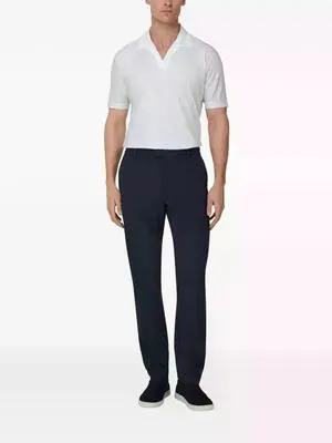 Boggi Milano Rory B Tech Seersucker Trousers - Blue