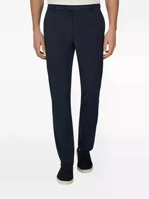 Boggi Milano Rory B Tech Seersucker Trousers - Blue
