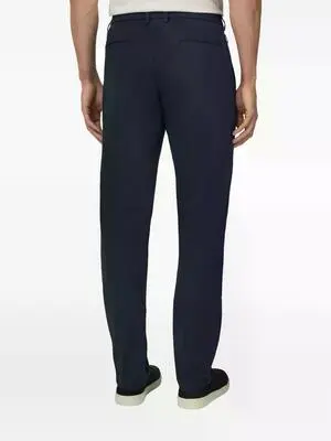 Boggi Milano Rory B Tech Seersucker Trousers - Blue
