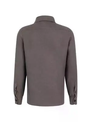 VINCENZO DI RUGGIERO Button-up Patch-pocket Jacket - Grey
