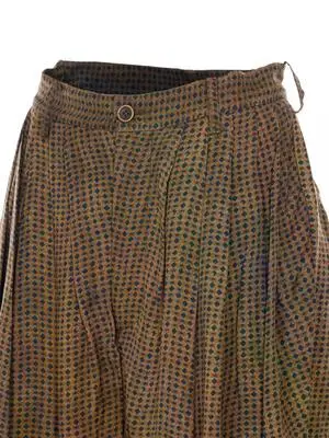 UMA WANG Geometric-patterned Priya Trousers