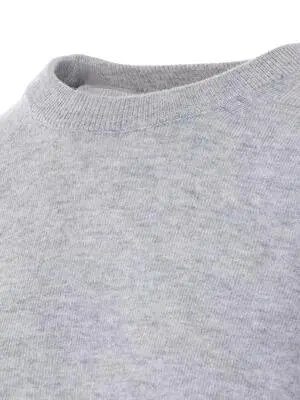 Zadig&Voltaire Cara Leather-patch Sweater - Grey