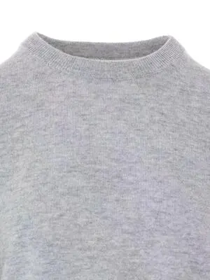 Zadig&Voltaire Cara Leather-patch Sweater - Grey
