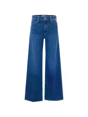 Paige Anessa Wide-leg Jeans - Blue
