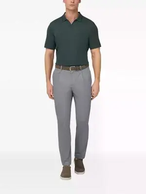 Boggi Milano Darted Drawstring Trousers - Grey
