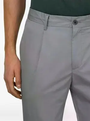 Boggi Milano Darted Drawstring Trousers - Grey