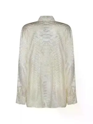 Roberto Cavalli Serpentine-effect Print Shirt