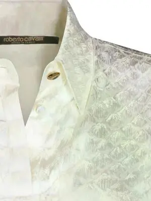Roberto Cavalli Serpentine-effect Print Shirt