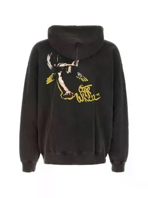 Off-White Graphic-print Cotton Hoodie