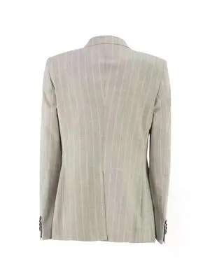 Tagliatore Double-breasted Pinstripe Blazer - Grey