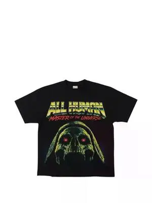 ALL HUMAN Distressed Graphic-print T-shirt
