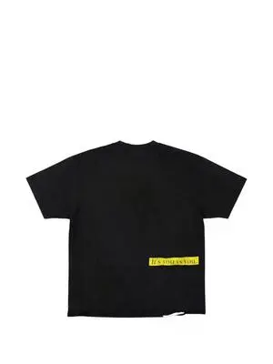 ALL HUMAN Distressed Graphic-print T-shirt