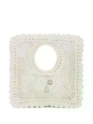 Jacquemus Le Carré Raffia Bag - Neutrals