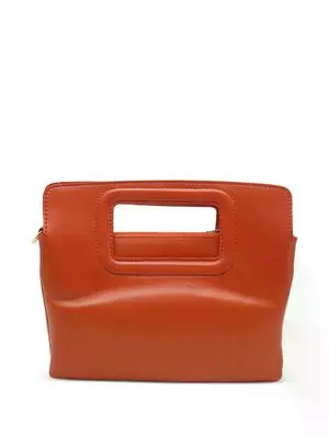 MY BEST BAG FIRENZE Cutout Leather Clutch - Orange