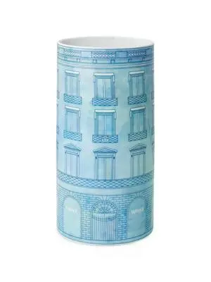 Versace Palazzo Architectural-print Vase - Blue