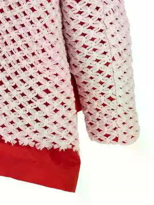 Comme Des Garçons Tulle-weave Asymmetric Blazer