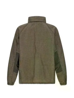 Comme Des Garçons Check-pattern Zip-up Jacket - Neutrals