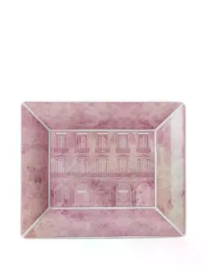 Versace Palazzo Marble-effect Bowl - Pink