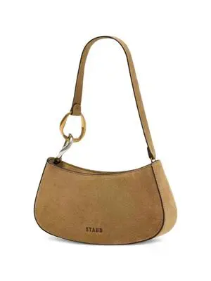 Staud Ollie Ring-detail Shoulder Bag - Neutrals
