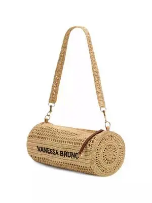 Vanessa Bruno Open-knit Raffia Shoulder Bag