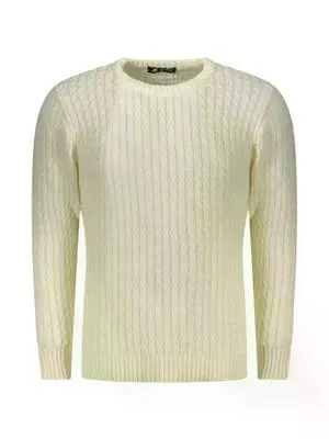U.S. Grand Cable-knit Jumper With Elbow Patches
