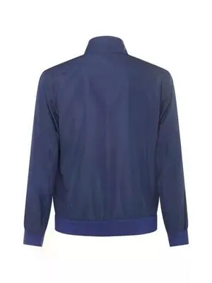 Kiton High-neck Jacket With Ribbed Trim