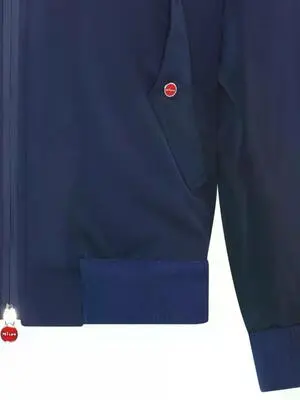 Kiton High-neck Jacket With Ribbed Trim