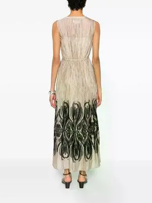 PSOPHIA Crinkled-finish Maxi Dress
