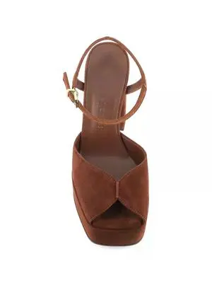 SERGIO LEVANTESI Suede Platform Sandals