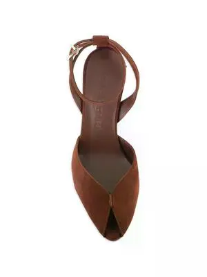 SERGIO LEVANTESI Tassel-detail Peep-toe Sandals