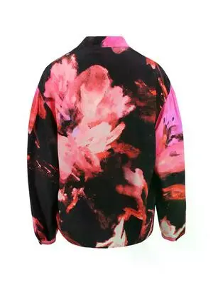 KITAGI Floral-print V-neck Top