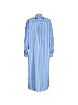 MC2 SAINT BARTH Stripe-pattern Shirt Dress