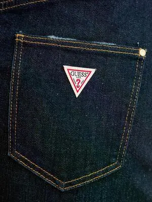 Guess Pencil Denim Zip-up Skirt