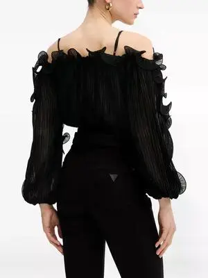 Guess Gabriella Chiffon Blouse - Black