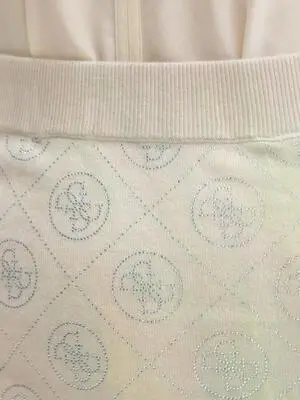 Guess Logo-pattern Midi Pencil Skirt