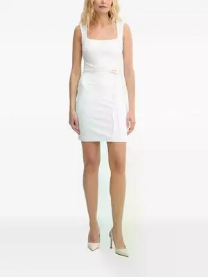 Guess Square-neck Mini Dress - White