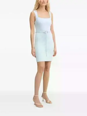 Guess Clea Square-neck Mini Dress - Blue