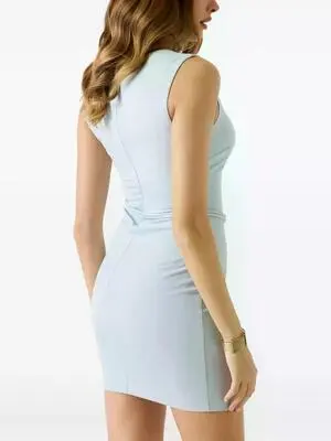Guess Clea Square-neck Mini Dress - Blue