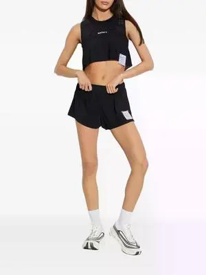 Satisfy Space-o Perforated Shorts - Black
