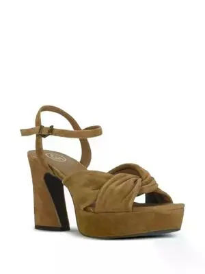 Ash Knotted Platform Sandals - Neutrals