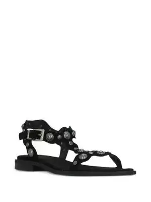 Ash Phanny Sandals - Black