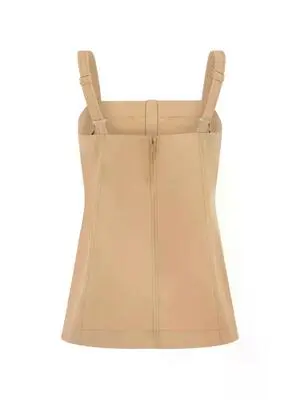 Veronica Beard Button-down Panelled Sleeveless Top